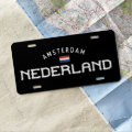 Distressed Amsterdam Nederland (Netherlands) License Plate | Zazzle