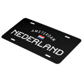 Distressed Amsterdam Nederland (Netherlands) License Plate | Zazzle