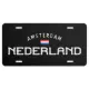 Distressed Amsterdam Nederland (Netherlands) License Plate | Zazzle