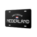 Distressed Amsterdam Nederland (Netherlands) License Plate | Zazzle