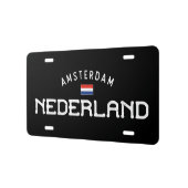Distressed Amsterdam Nederland (Netherlands) License Plate | Zazzle
