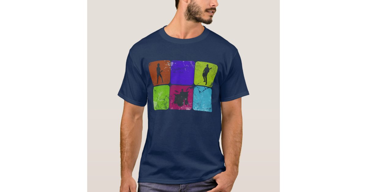 Distressed Band T-shirt | Zazzle