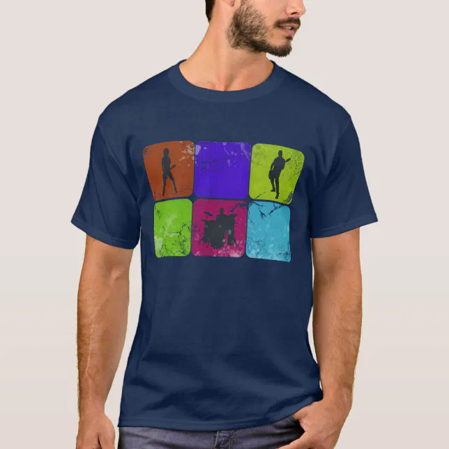 Distressed Band T-shirt | Zazzle