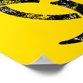 Distressed biohazard symbol poster | Zazzle