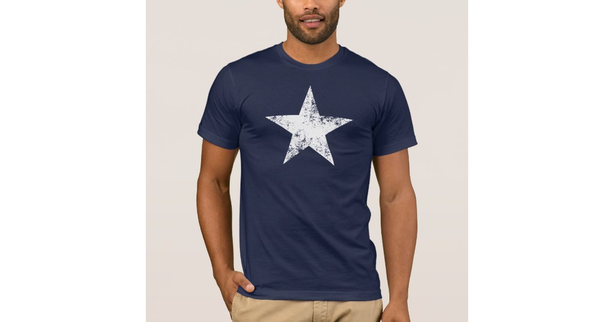 Distressed Bonnie Blue star flag T-Shirt | Zazzle