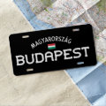 Distressed Budapest Hungary License Plate | Zazzle