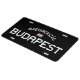 Distressed Budapest Hungary License Plate | Zazzle