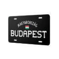 Distressed Budapest Hungary License Plate | Zazzle