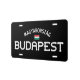 Distressed Budapest Hungary License Plate | Zazzle