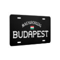 Distressed Budapest Hungary License Plate | Zazzle