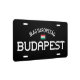 Distressed Budapest Hungary License Plate | Zazzle
