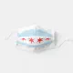 Distressed Chicago Skyline Flag Adult Cloth Face Mask | Zazzle