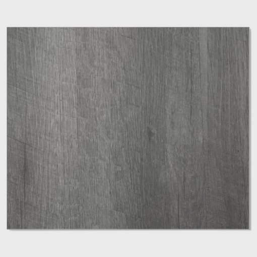 Distressed Country Dark Grey Antique Wood Grain Wrapping Paper | Zazzle