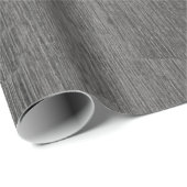 Distressed Country Dark Grey Antique Wood Grain Wrapping Paper | Zazzle