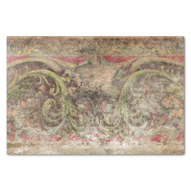 Distressed design panel Tissue Paper | Zazzle
