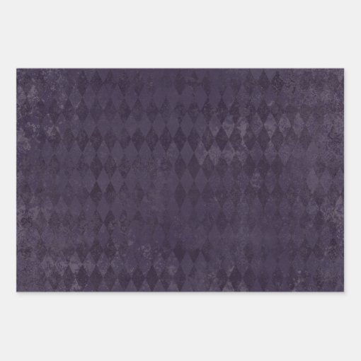 Distressed Harlequin Pattern Wrapping Paper Sheets | Zazzle