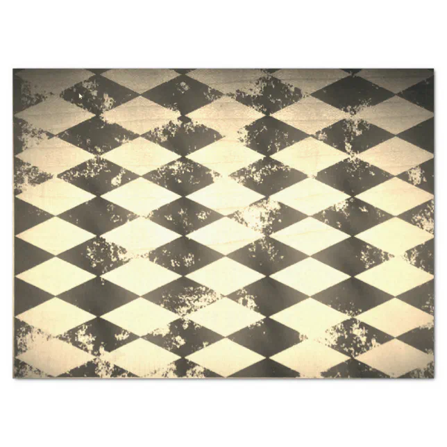 Distressed harlequin tissue paper | Zazzle