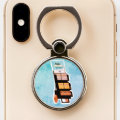 Distressed JW public witnessing cart Phone Ring Stand | Zazzle