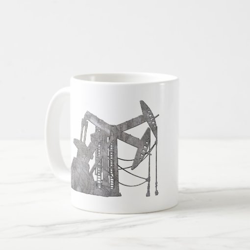 Distressed Metal Oilfield (for Boss) Design Coffee Mug | Zazzle
