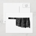 Distressed Oklahoma State Outline Postcard | Zazzle