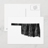 Distressed Oklahoma State Outline Postcard | Zazzle