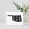 Distressed Oklahoma State Outline Postcard | Zazzle