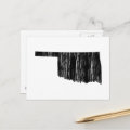 Distressed Oklahoma State Outline Postcard | Zazzle