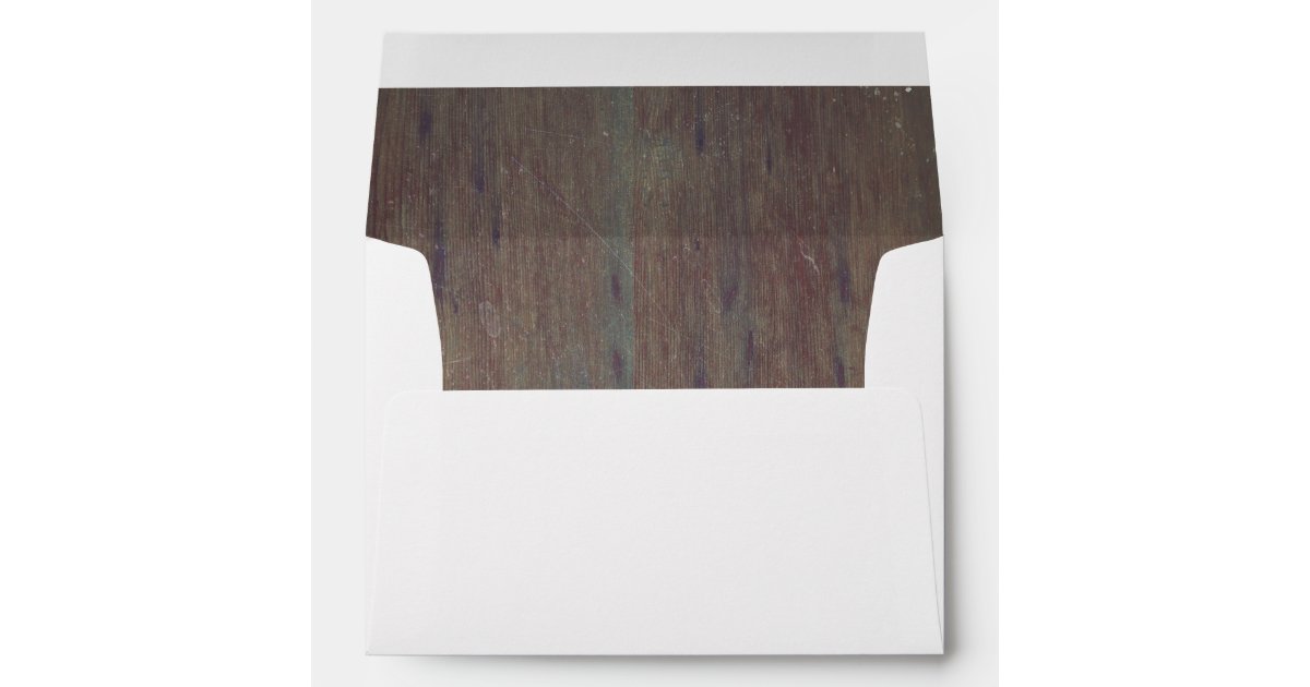 Distressed Old Rustic Barn Wood Envelope | Zazzle