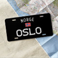 Distressed Oslo Norge (Norway) License Plate | Zazzle