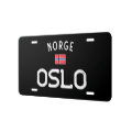 Distressed Oslo Norge (Norway) License Plate | Zazzle