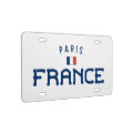 Distressed Paris France License Plate | Zazzle