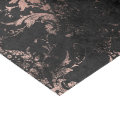 Distressed Pink Scroll Work on Black Decoupage Tissue Paper | Zazzle