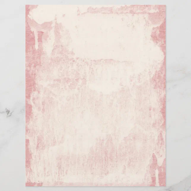 Distressed Pink Vintage Scrapbook Paper | Zazzle