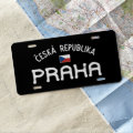 Distressed Prague Czech Republic (Praha) License Plate | Zazzle
