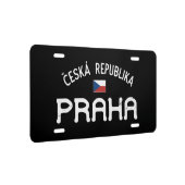 Distressed Prague Czech Republic (Praha) License Plate | Zazzle
