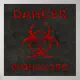 Distressed Red Biohazard Symbol Poster | Zazzle