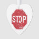 Distressed Stop Sign Ornament | Zazzle