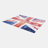 Distressed UK Union Jack Flag Collage Rug | Zazzle