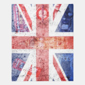 Distressed UK Union Jack Flag Collage Rug | Zazzle