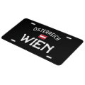 Distressed Wien Osterreich (Vienna Austria) License Plate | Zazzle