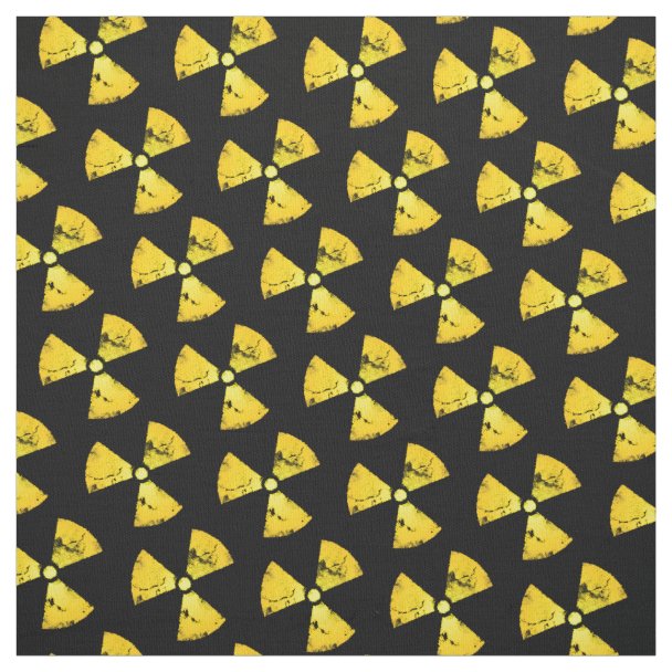 Radiation Symbol Fabric | Zazzle