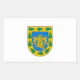 Distrito Federal, D.F./DF, Mexico City Flag Rectangular Sticker | Zazzle