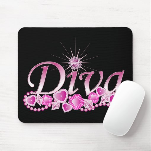 Diva Bling Mouse Pad | Zazzle