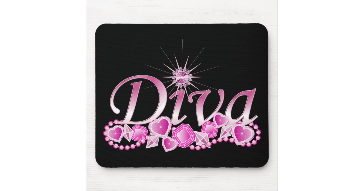 Diva Bling Mouse Pad | Zazzle