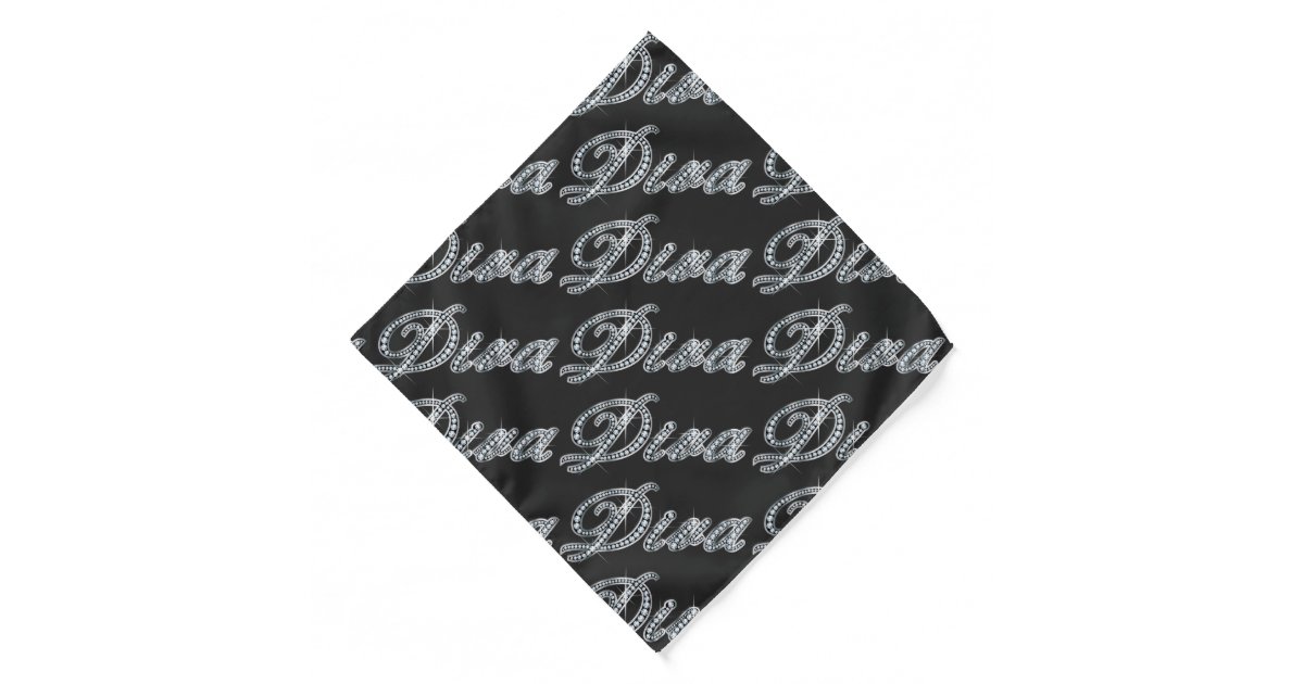 Diva "Diamond Bling" Bandana | Zazzle
