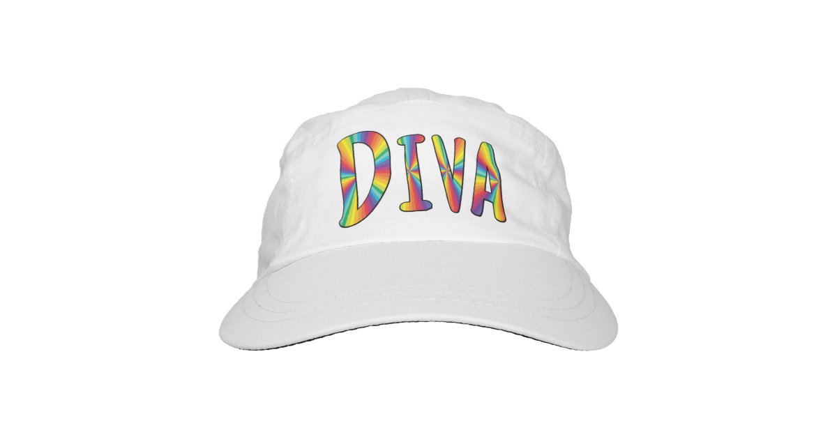 DIVA Gay Pride Fabulous Chic LGBT LGBTQ Pride Hat | Zazzle
