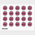 DIVA Lips Collection Classic Round Sticker | Zazzle