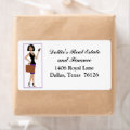 Diva Real Estate Address Labels | Zazzle