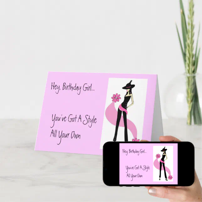 Diva With Style Birthday Card | Zazzle