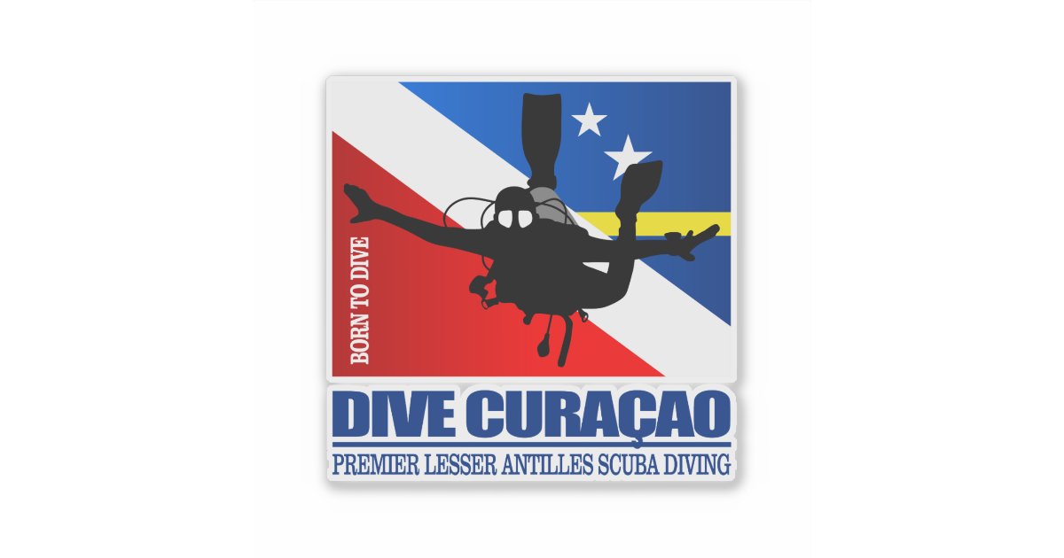 Dive Curacao DF2 Sticker | Zazzle